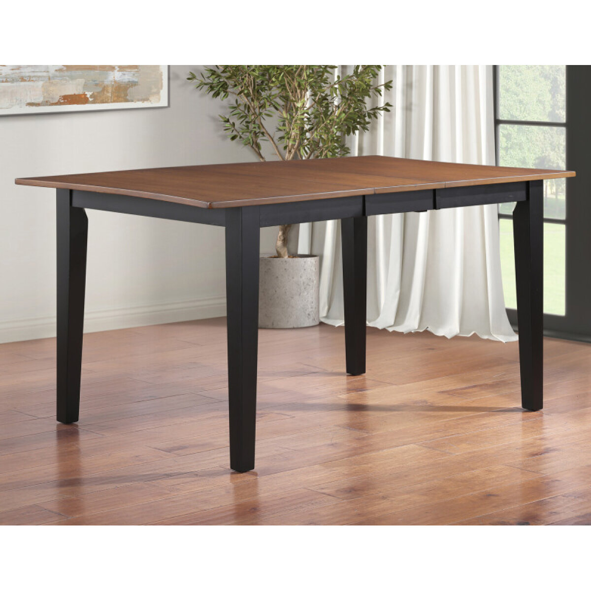 Joplin 50-62″ Dining Table With 12″ Leaf – Doughty's Furniture ...