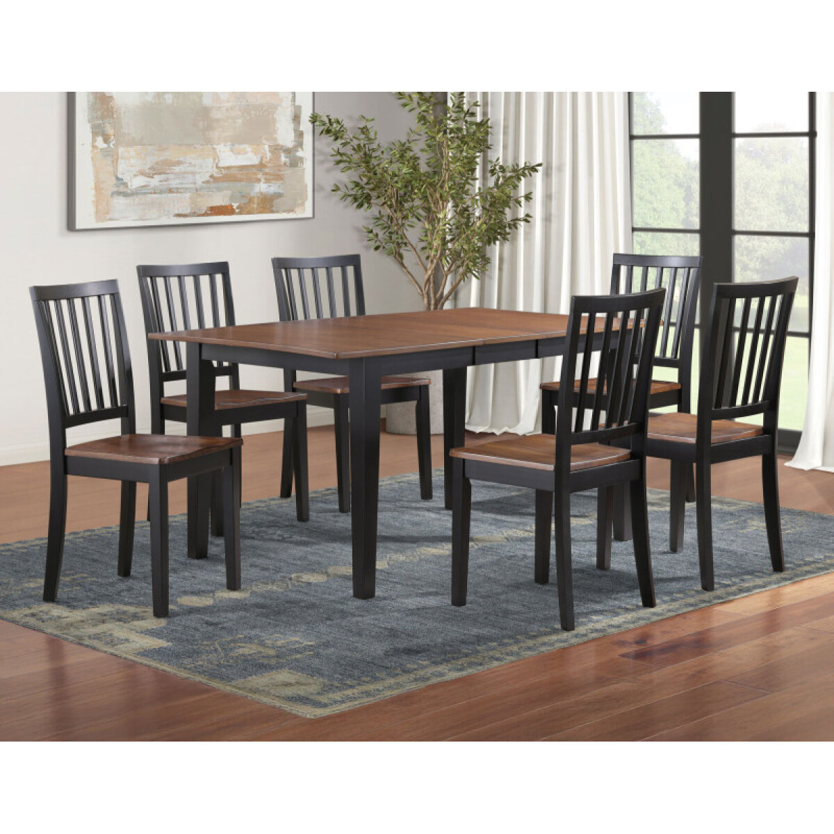Joplin 50-62″ Dining Table With 12″ Leaf – Doughty's Furniture ...