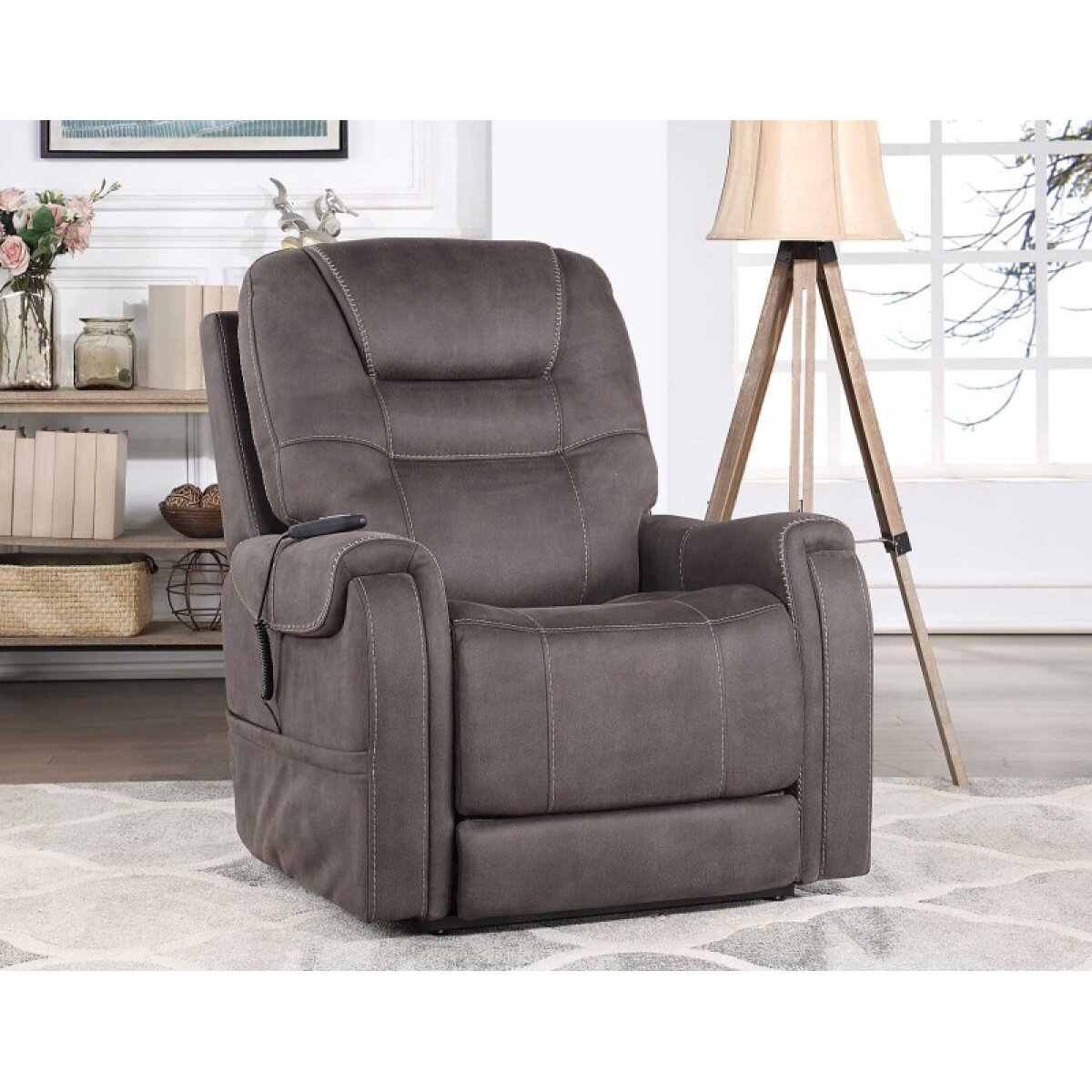 Brisbane Power Lift Chair W/three Heat Zones, Stone – Doughty's ...
